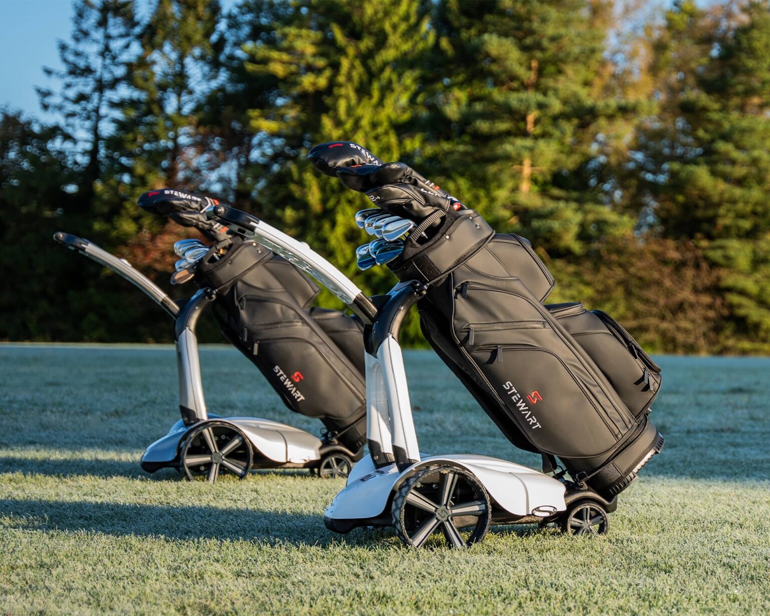 Stewart Golf V10 Remote Electric Trolley: A Revolution in Golf Course ...